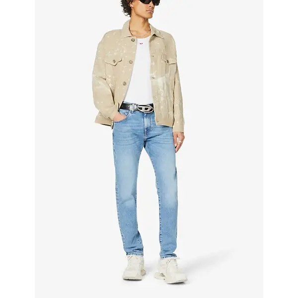 DIESEL® D Strukt Slim-fit Stretch-denim Jeans - Blue