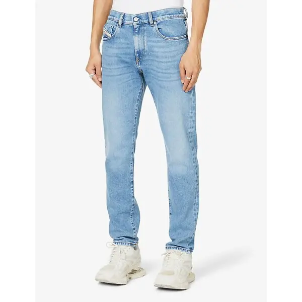 DIESEL® D Strukt Slim-fit Stretch-denim Jeans - Blue