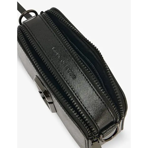 Marc Jacobs The Snapshot Leather Cross-body Bag - Black