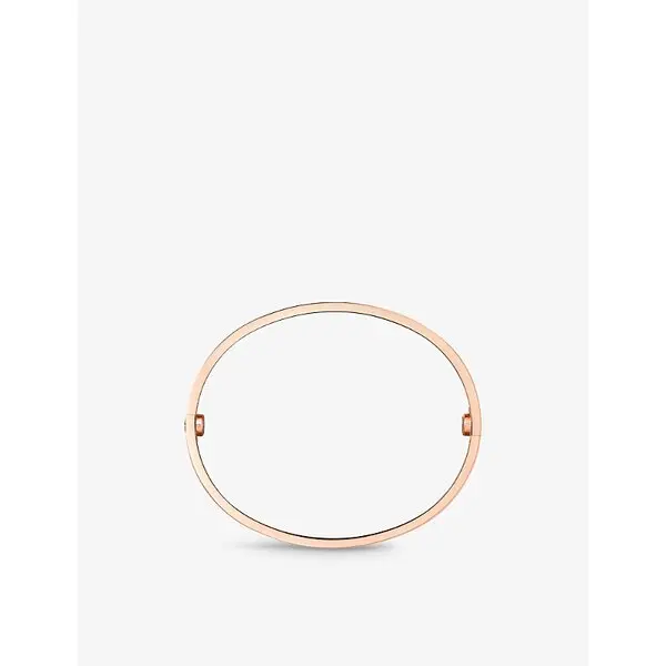 Cartier Love Classic Brushed 18ct Rose-gold Bracelet