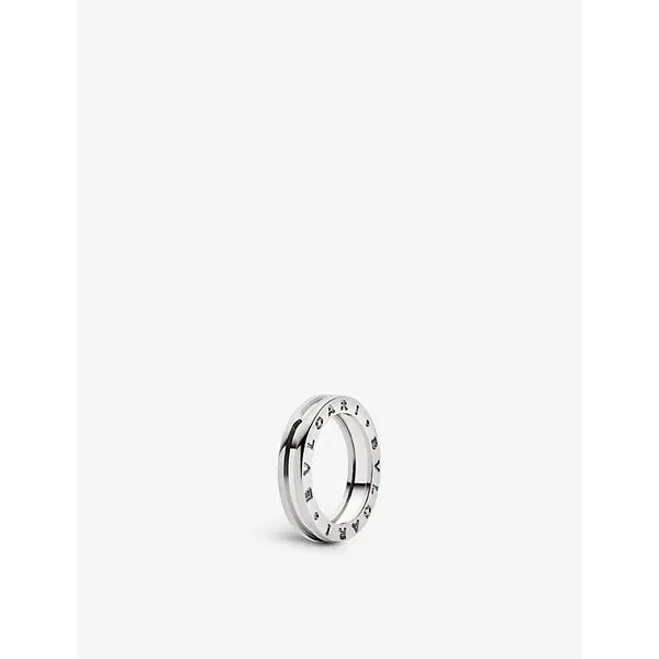 BVLGARI B.zero1 18ct Band Ring - White Gold