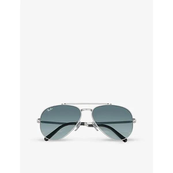 Ray-ban Rb3625 Aviator Sunglasses - Silver