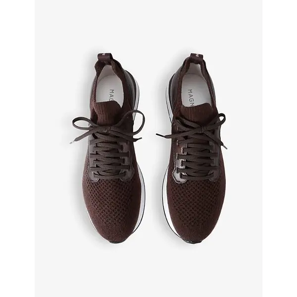 Magnanni Grafton Knitted Low-top Trainers - Brown