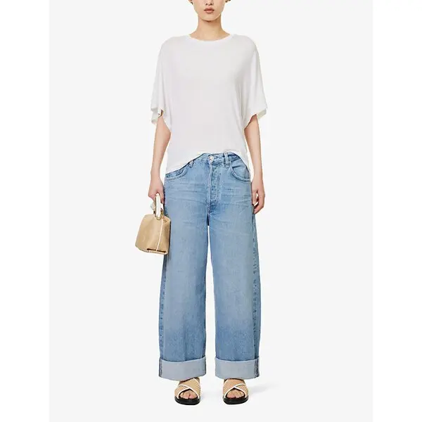 Citizens Of Humanity Ayla Baggy Wide-leg High-rise Jeans