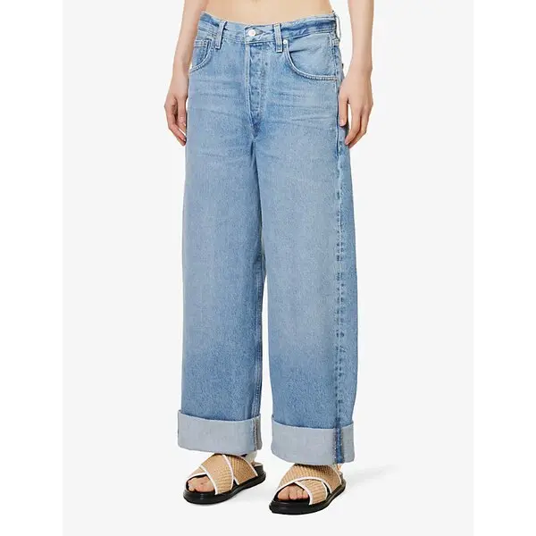 Citizens Of Humanity Ayla Baggy Wide-leg High-rise Jeans