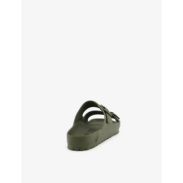 BIRKENSTOCK Arizona Double-strap Leather Sandals - Active Khaki Eva