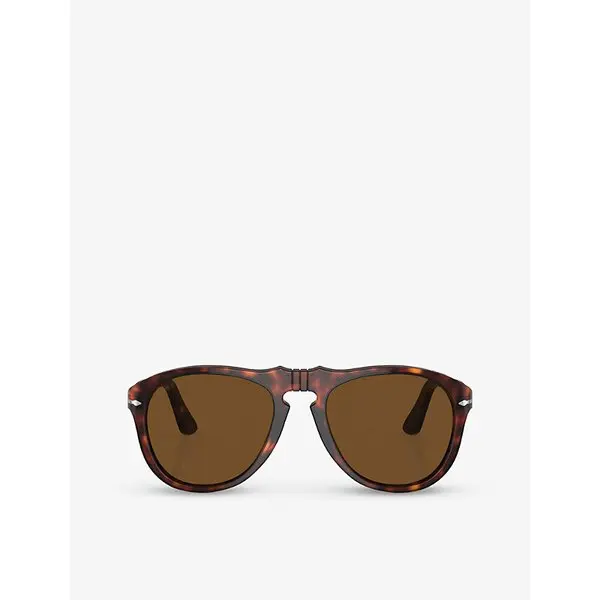 Persol Po0649 Pilot-frame Sunglasses - Brown