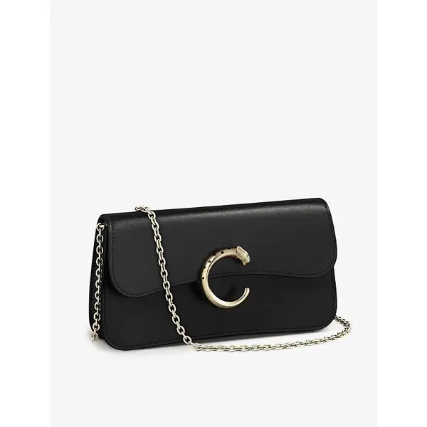 Cartier Panthère De Chain Mini Leather Cross-body Bag
