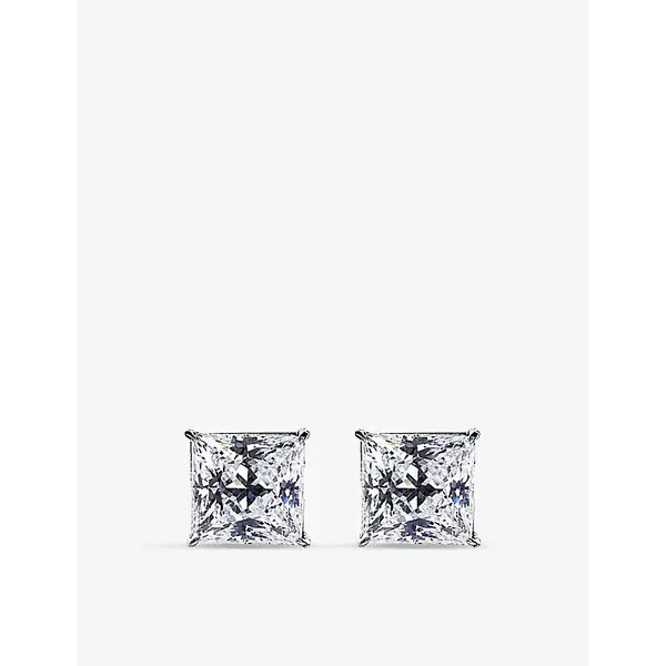 CARAT* LONDON Chester Stud Earrings - Silver