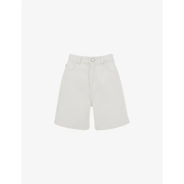 Whistles Patch-pocket Regular-fit Denim Shorts
