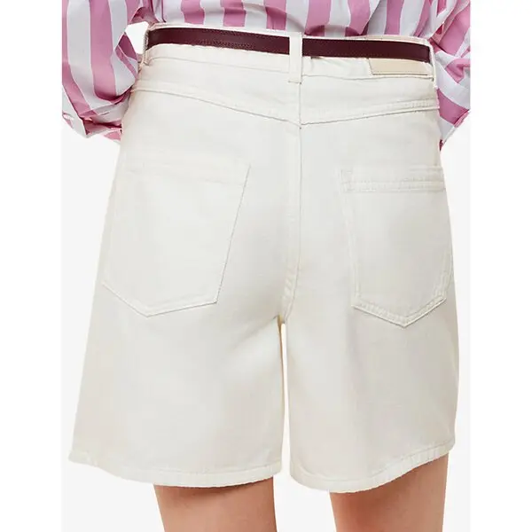 Whistles Patch-pocket Regular-fit Denim Shorts