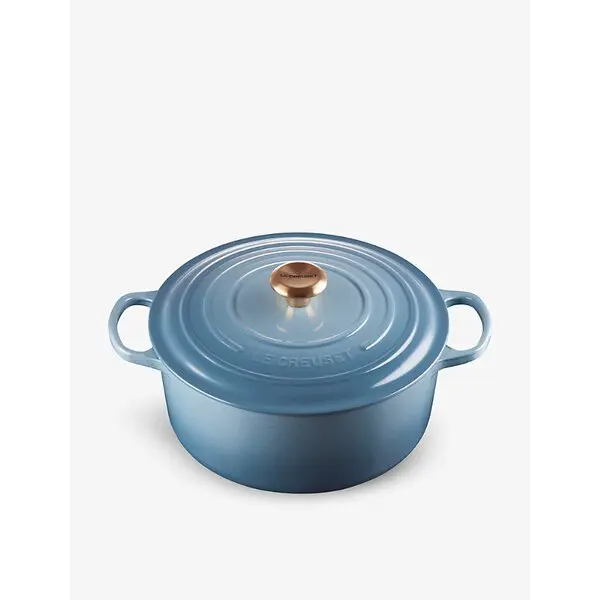 LE CREUSET Signature Round Cast-iron Casserole Dish - Chambray