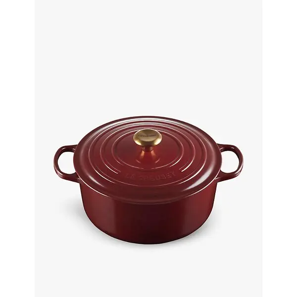 LE CREUSET Signature Round Cast-iron Casserole Dish - Garnet