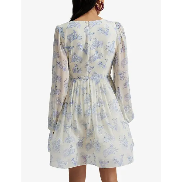 white christmas dresses Stella V-Neck Mini Dress main image 1