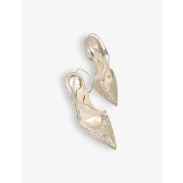 Carvela Symmetry Crystal-embellished Heeled Courts