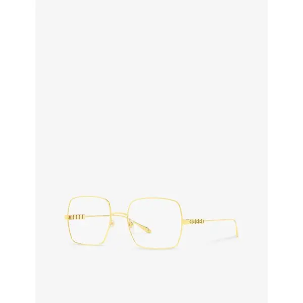 Gucci Gg1434o Square-frame Optical Glasses - Gold