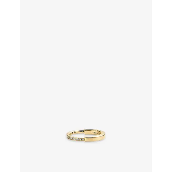 Tiffany & Co. Lock 18ct And Diamond Ring - Yellow Gold