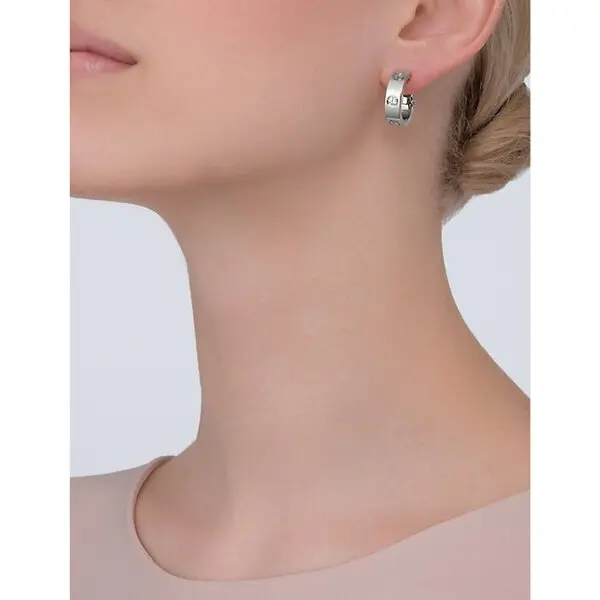 Cartier Love 18ct White Gold Diamond Studded Earrings