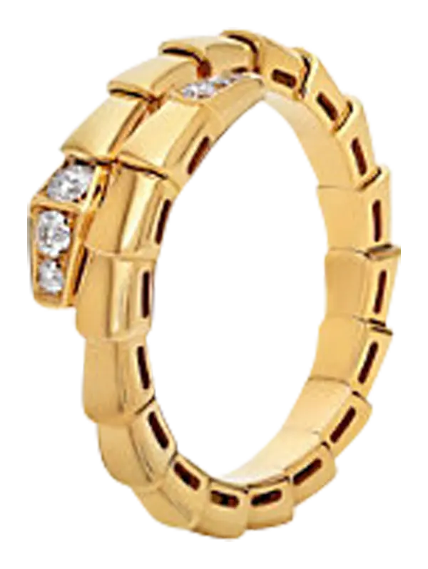 BVLGARI - Bvlgari Serpenti Viper 18ct Yellow-Gold Diamond Ring