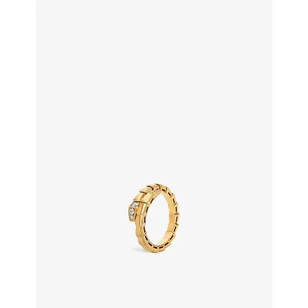 BVLGARI - Bvlgari Serpenti Viper 18ct Yellow-Gold Diamond Ring