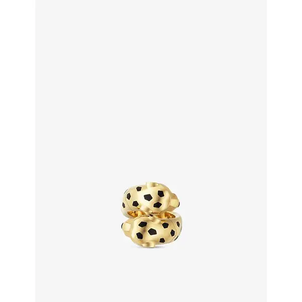 Cartier Panthère De 18ct Yellow-gold, Tsavorite Garnet And Onyx Ring - Yellow Gold