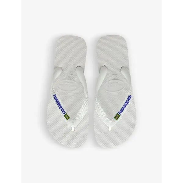Havaianas Brasil Flag Rubber Flip-flops - White