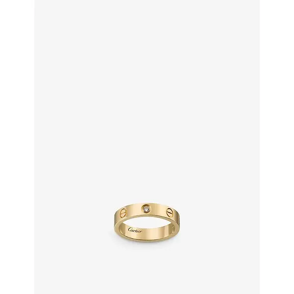 CARTIER Mini Love 18ct Diamond Wedding Band - Yellow Gold
