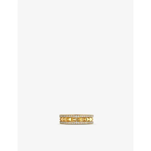 BVLGARI B.zero1 18ct Yellow-gold And Diamond Ring
