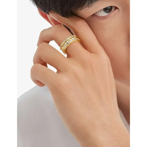 BVLGARI B.zero1 18ct Yellow-gold And Diamond Ring