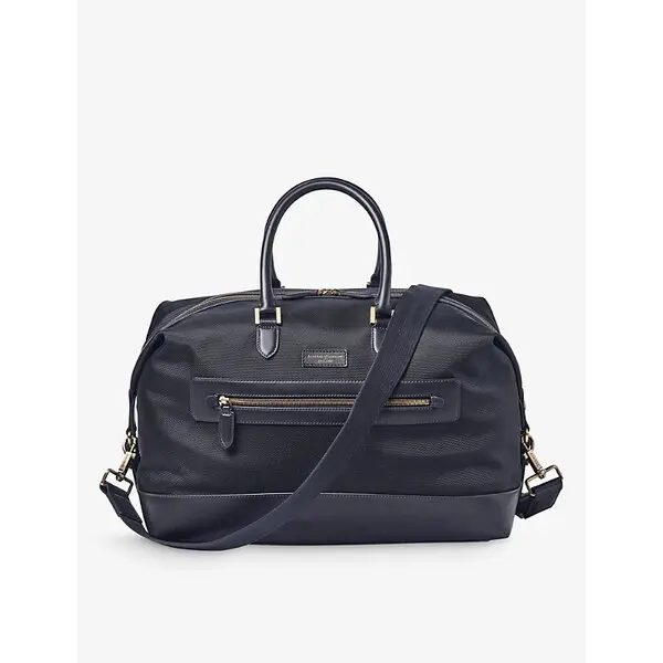 ASPINAL OF LONDON Logo-embellished Duffle Bag - Navy