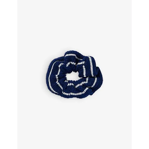 Hunza G Ruched Stretch-woven Scrunchie