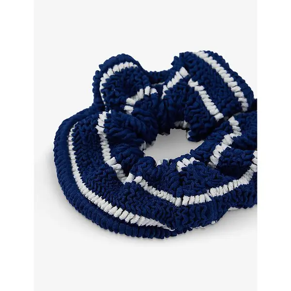 Hunza G Ruched Stretch-woven Scrunchie