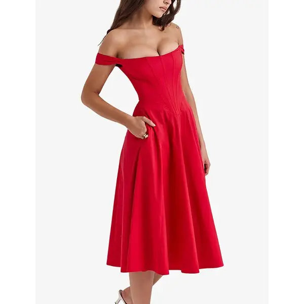 saira midi dress Ash & Eden Saira Midi Dress