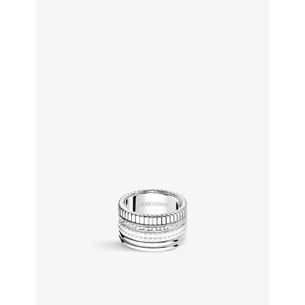 Boucheron Quatre Double White Edition Ring - White Gold
