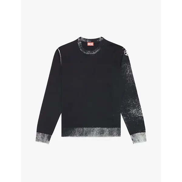 DIESEL® K-larence Contrast-hem Cotton Jumper