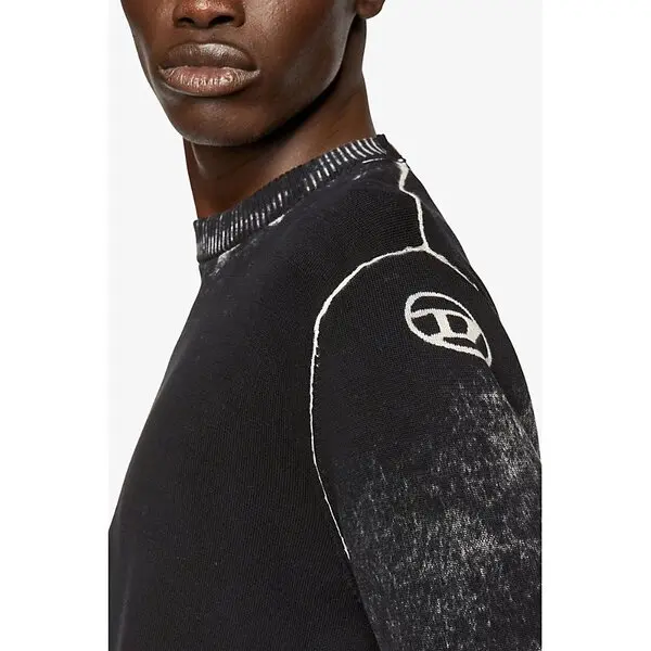 DIESEL® K-larence Contrast-hem Cotton Jumper