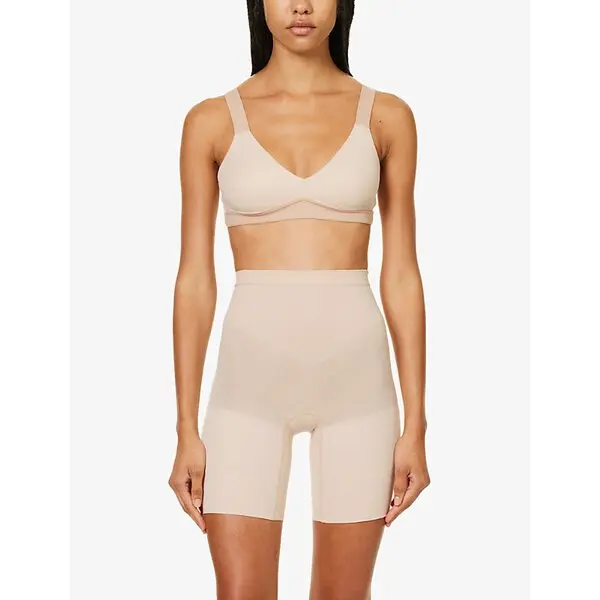 Spanx Sculpt™ Seamless Power Mid-thigh Short - Soft Nude