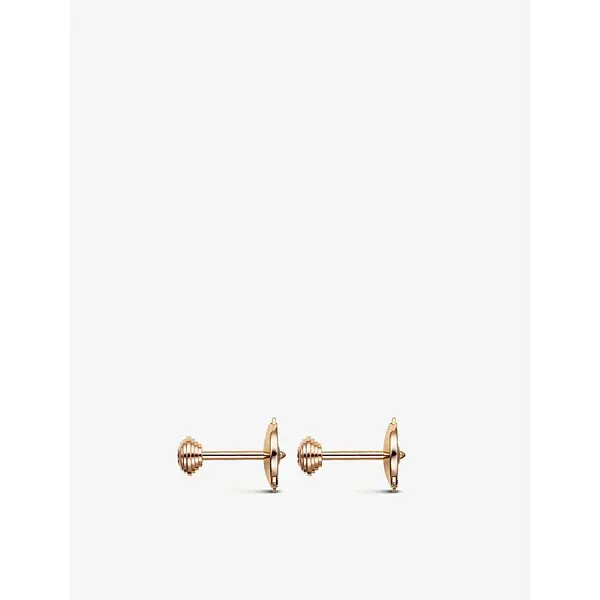Cartier D'amour Extra Small 18ct Diamond Stud Earrings - Rose Gold