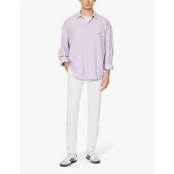 Paige Fraser Slim-fit Stretch-woven Trousers - Atlantic Frost