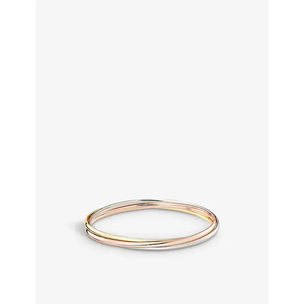CARTIER Trinity Small 18ct White, Yellow And Pink-gold Bracelet - Multicolour