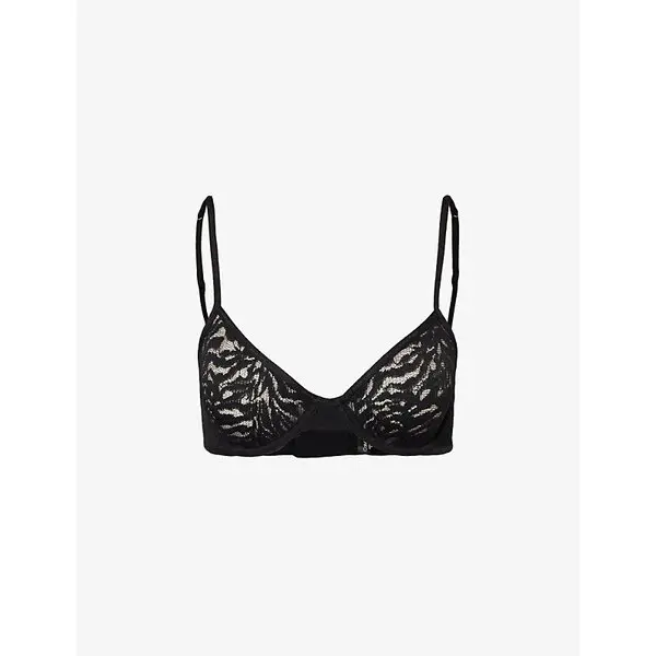 Calvin Klein Intrinsic Non-padded Stretch-lace Bra - Black