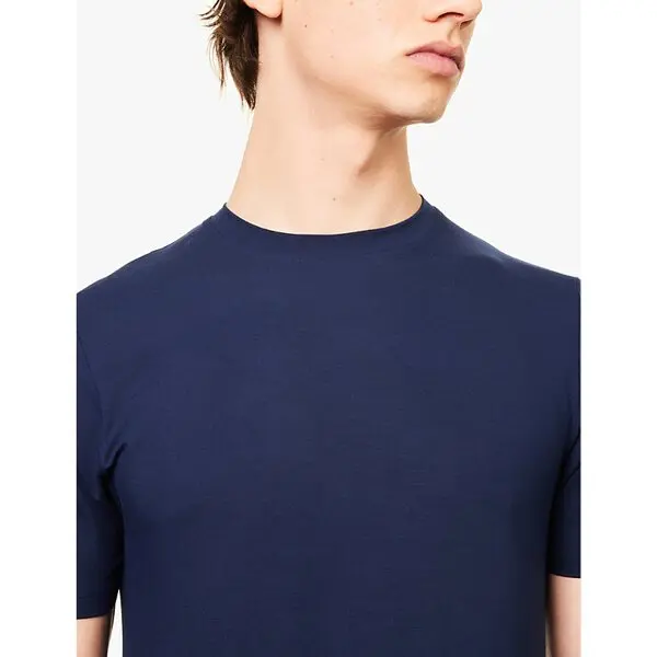 Zimmerli Pureness Round-neck Stretch-woven T-shirt