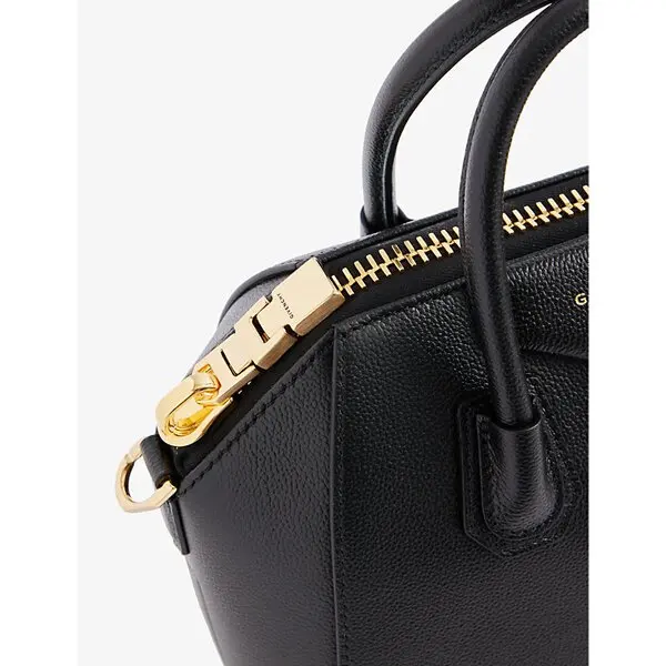 Givenchy Antigona Mini Leather Top Handle Bag - Black