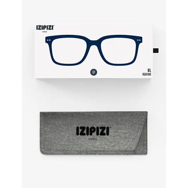 IZIPIZI L Square-framed Reading Glasses - Navy
