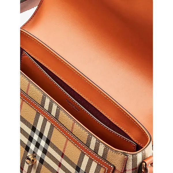 Burberry Check-print Cross-body Bag - Briar Brown
