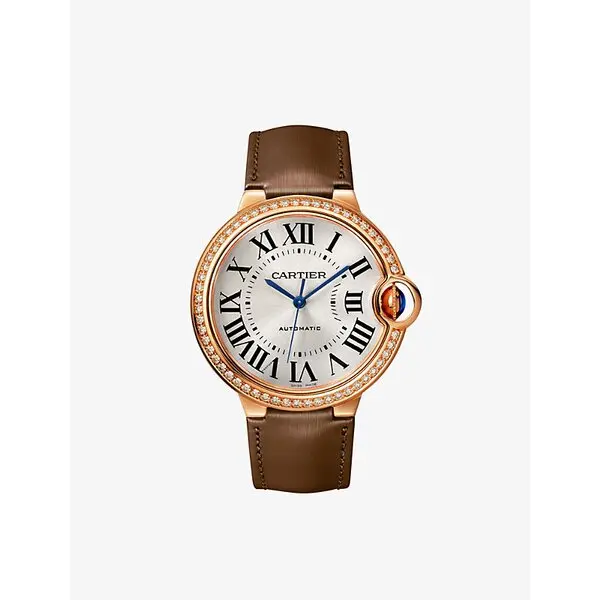 CARTIER Ballon Bleu 18ct Rose-gold And Diamond Watch - Rose Gold / Diamonds