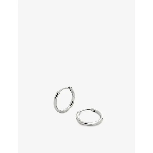 Monica Vinader Siren Muse Small Hoop Earrings - Sterling Silver