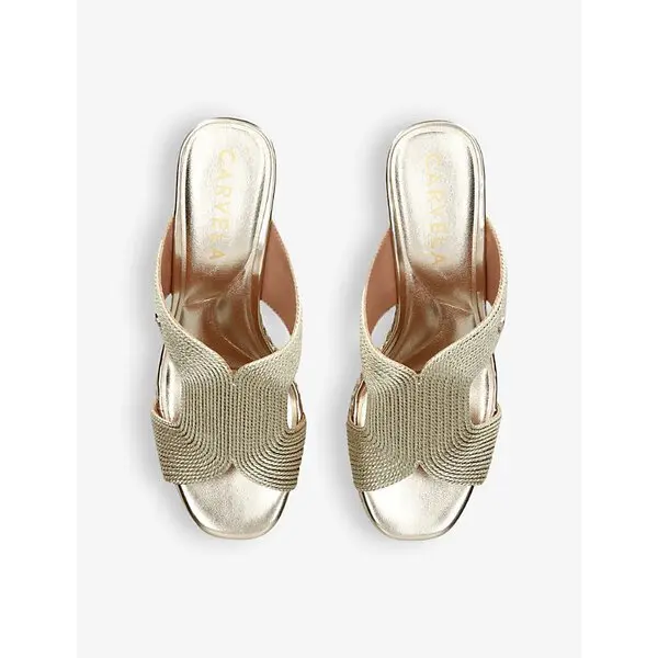 Carvela Gala Rope-effect Woven Heeled Sandals