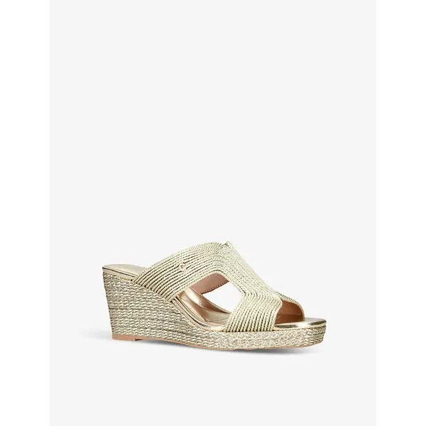 Carvela Gala Rope-effect Woven Heeled Sandals