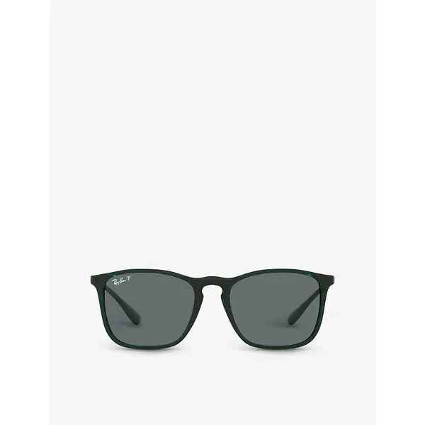 Ray-ban Polarized Rubber Sunglasses - Green